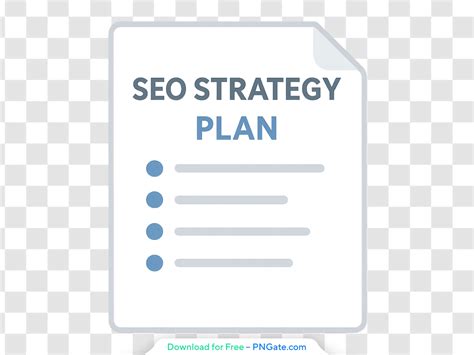 Seo Strategy Plan Document With Keywords List Free Png Pngate