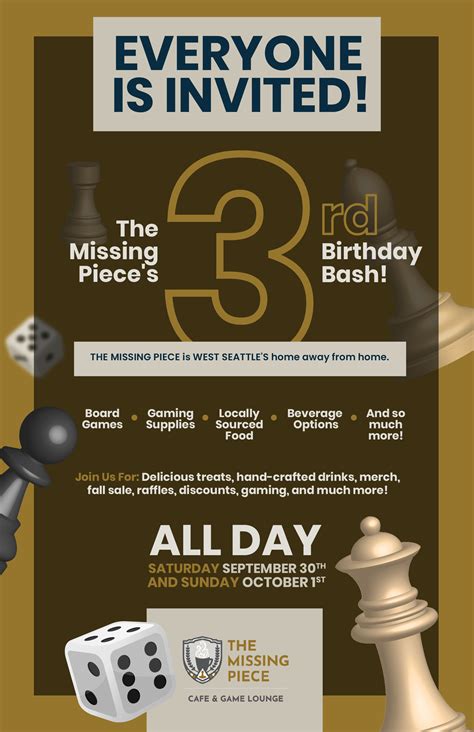 The Missing Piece S 3rd Birthday Bash The Missing Piece