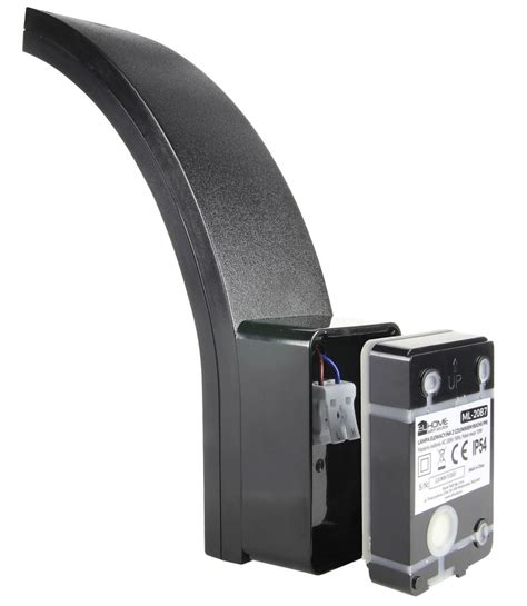LAMPA ELEWACYJNA LED Z CZUJNIKIEM RUCHU EL HOME ML 20B7 Black