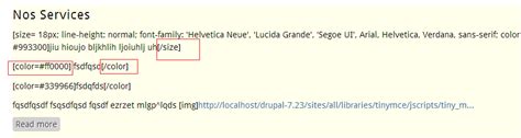 Tinymce For Drupal Bad Text Formatting Stack Overflow