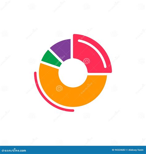Pie Chart Set Colorful Diagram Collection With 2 3 4 5 6 Sections Or Steps Circle Icons For