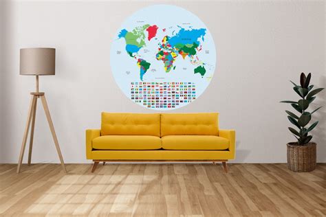 Adesivo De Parede Mapa Mundi Elo7 Produtos Especiais