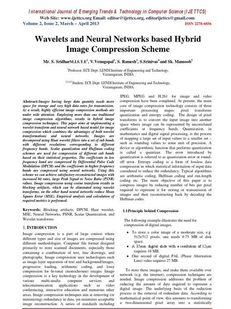 Wavelets And Neural Networks Based Hybrid Image Compression Scheme