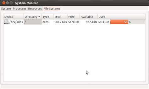 Disk Usage How Do I Find The Amount Of Free Space On My Hard Drive Ask Ubuntu