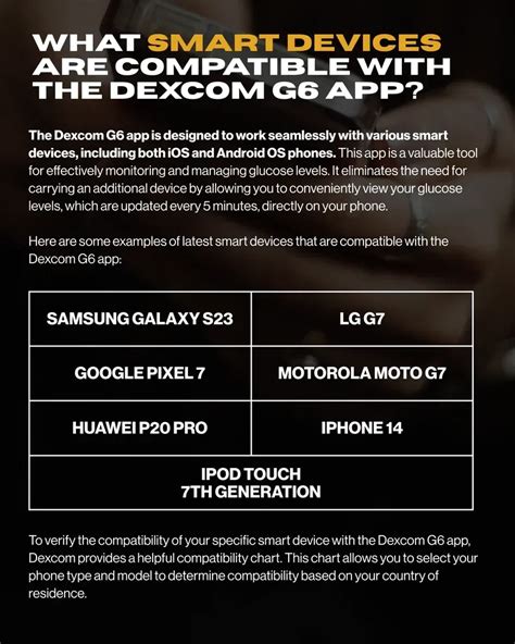 compatible phones for dexcom g6 check your device s compatibility