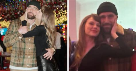 Exclusive Taylor Swift Kisses Travis Kelce As He Holds Her Close In