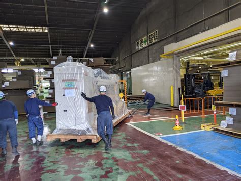 埼玉県 製函機搬入据付け工事