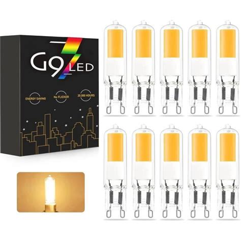 Ampoules Led G9 3W G9 Led Lampes 270Lm Ac 220 240V Equivalent 20W 30W