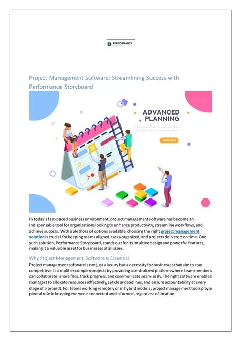 Ppt Project Management Software Streamlining Success With