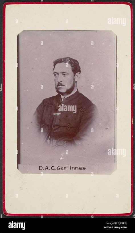 D A C Genl Innes Circa 1860 Maker Unknown Stock Photo Alamy