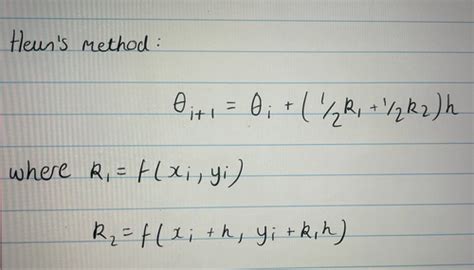 Runge Kutta 2nd Order Method Flashcards Quizlet