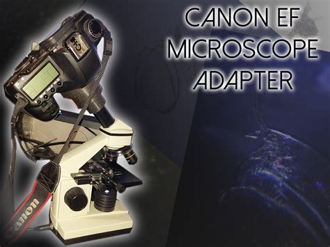 Canon Ef To Microscope Adapter By 3dprintingenjoyer Download Free