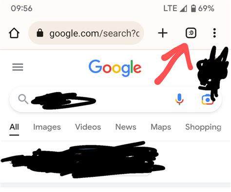 Mobile Chrome Tab Count Just Gave Up And Shows D Instead R