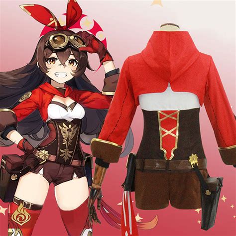 Genshin Impact Amber Cosplay Costume Gcosplay