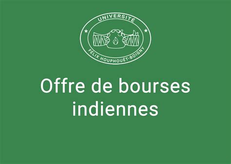 Offre de bourses indiennes pour l année académique 2024 2025