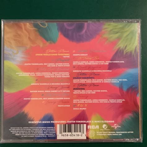 Trolls Band Together Cd 2023 Ost Original Motion Picture Soundtrack