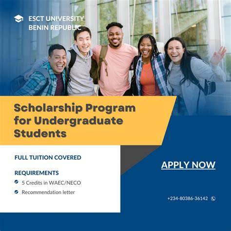 2022 2023 Undergraduate Scholarship Full Tuition Scholarship