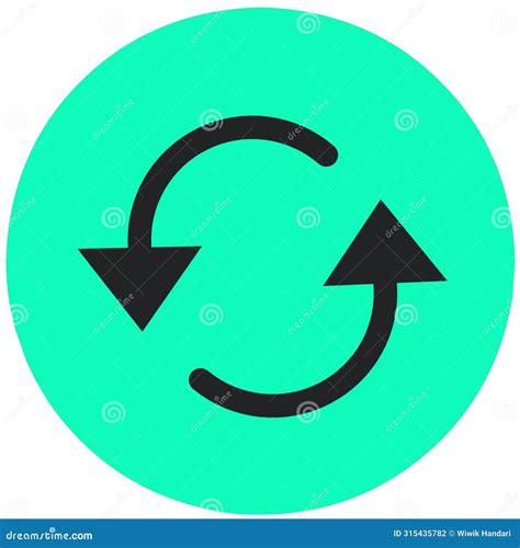 Two Circular Arrow Processes Loop Concept Stock Vector Illustration Of Business Cycle