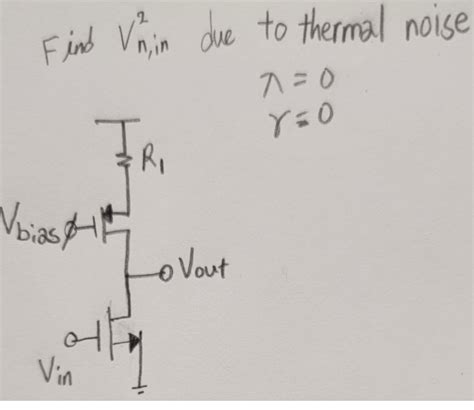 Solved Find Vn In Due To Thermal Noise A Ro Ri Chegg