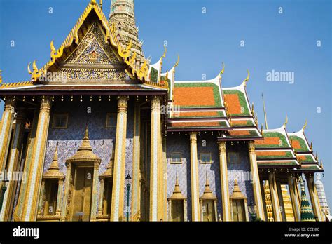 Königliches Pantheon Im Wat Phra Kaeo Tempel Des Smaragd Buddha