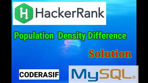 Population Density Difference Hackerrank Certificate With Solution