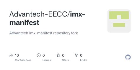 github advantech eecc imx manifest advantech imx manifest repository