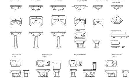 Bathroom Sink Cad Block Artcomcrea