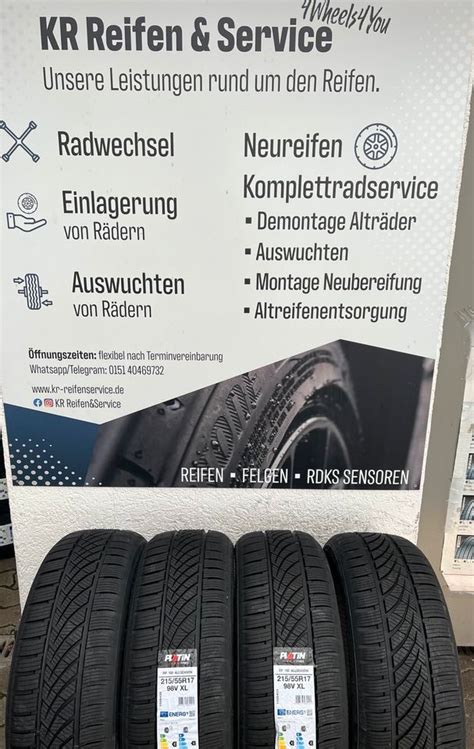 215 55 R17 98V PLATIN Ganzjahresreifen 215 60 R17 96H Montage 70€ in ...