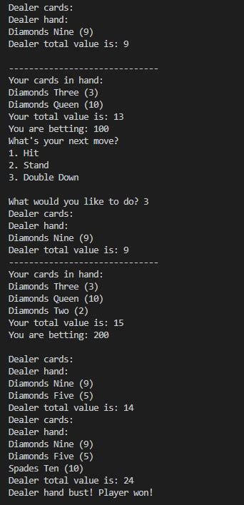 GitHub Anj BlackJack Project