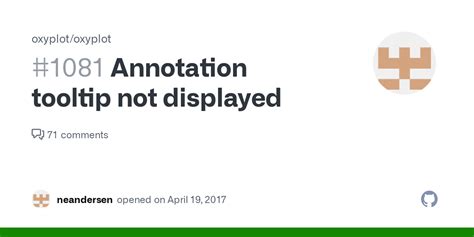Annotation Tooltip Not Displayed · Issue 1081 · Oxyplotoxyplot · Github
