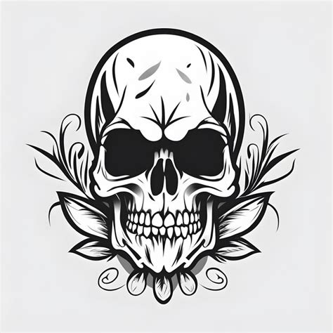 Premium Ai Image Graphic Of A Cute Skull