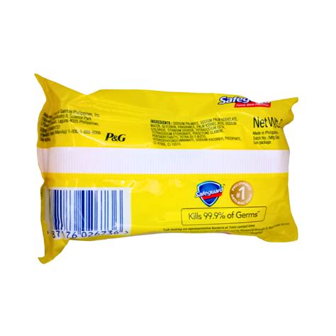 Safeguard Bar Soap Lemon Fresh 82g