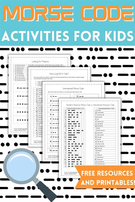 Code Cracking For Beginners Morse Code Worksheet Artofit