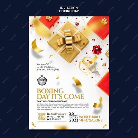 박싱 데이 판매 템플릿 디자인 무료 Psd 파일