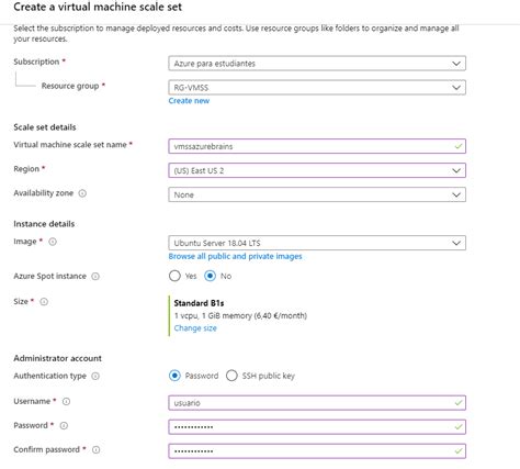 Crear Virtual Machine Scale Sets En El Portal De Azure Azurebrains