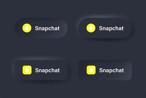 뉴모피즘 버튼의 소셜 미디어 아이콘 로고용 블랙 버튼의 뉴모픽 페이스북 로고 아이콘 프리미엄 벡터
