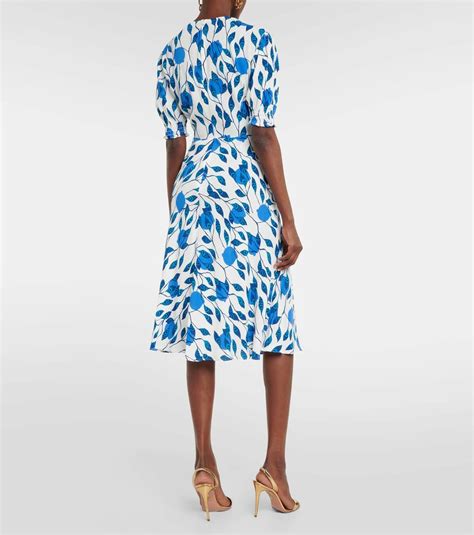 Diane Von Furstenberg Jemma Printed Crêpe Midi Dress Diane Von Furstenberg