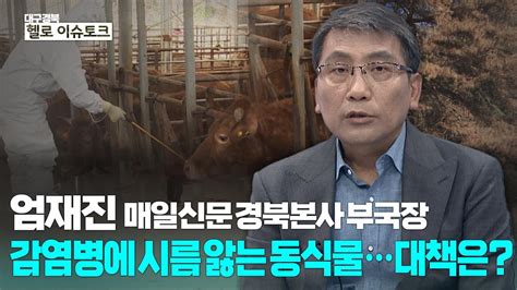 헬로 이슈토크 감염병에 시름 앓는 동식물 대책은 Youtube