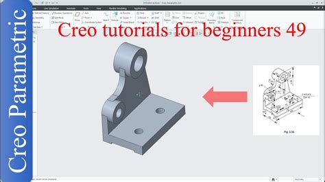 creo parametric tutorials for beginners creo proe tutorial 49 youtube