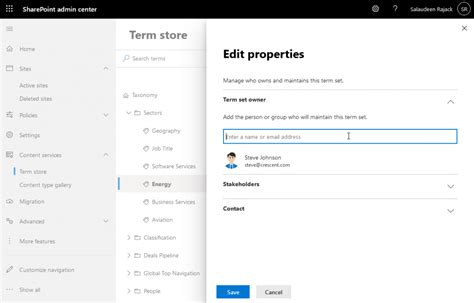 SharePoint Online Change Term Set Owner Using PowerShell SharePoint Diary