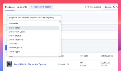 Order Segmenting For Product Sales Reports Metorik