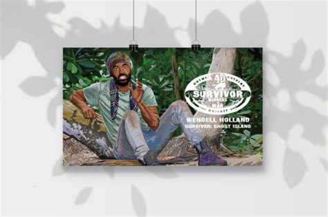 Wendell Holland Survivor Winners At War Poster Patrick Rice
