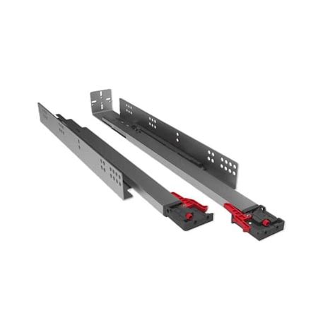 Everbilt 18 In Full Extension Undermount Soft Close Cabinet Drawer Slides 1 Pair 9236060