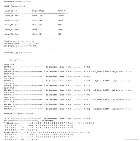 tensorflow2 0笔记 使用compile fit evaluate predict简化流程