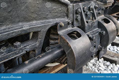 Shay Locomotive Which Is A Geared Steam Locomotive Stock Image