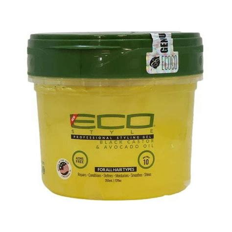 Eco Style Professional Styling Gel Black Castor And Avocado Oil 12 Oz Max