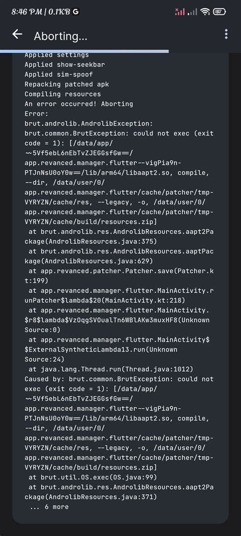 Tiltok Patching Failed · Issue 580 · Revancedrevanced Manager · Github