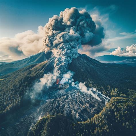 Free Photo Volcanic Eruption Natural Disaster