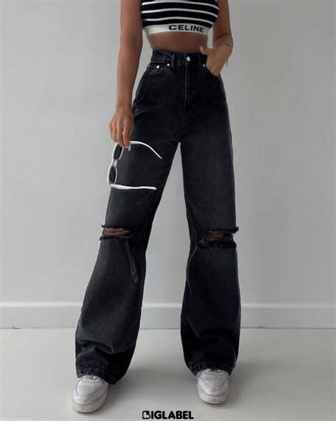 Biglabel شلوار جین واید لِگ