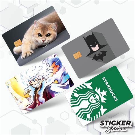 Sticker Anime One Piece Naruto Dragon Ball Atm Bank Card Access Touch N